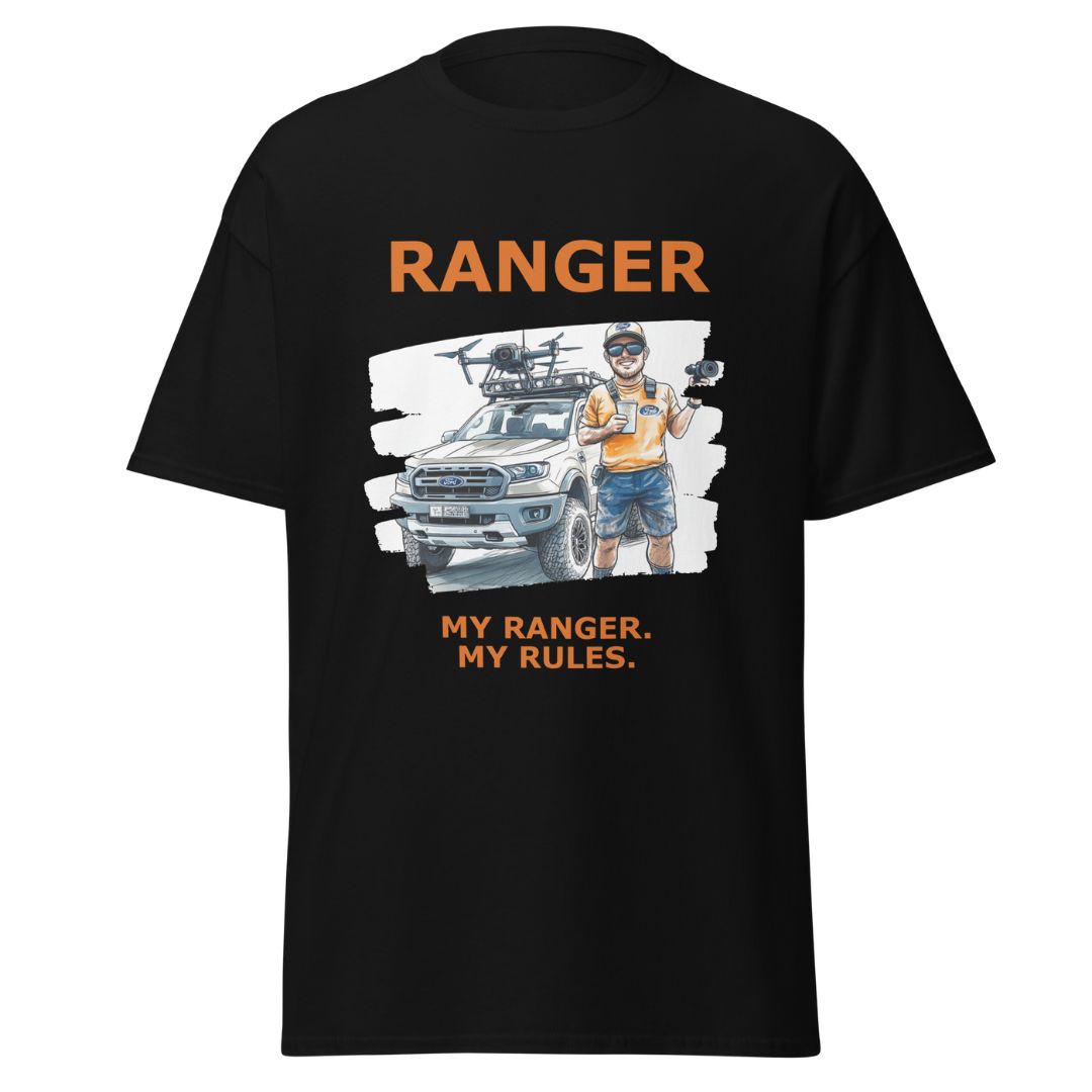 Funny Ford Ranger T-Shirt – My Ranger. My Rules. | CA4WD