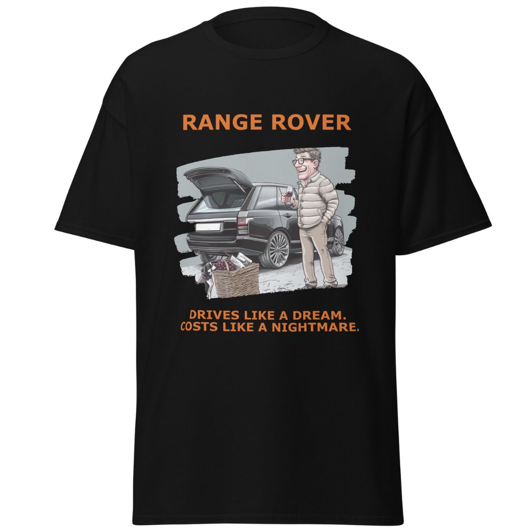 Funny Range Rover T-Shirt – Luxury Mode. Adventure Pending. | CA4WD