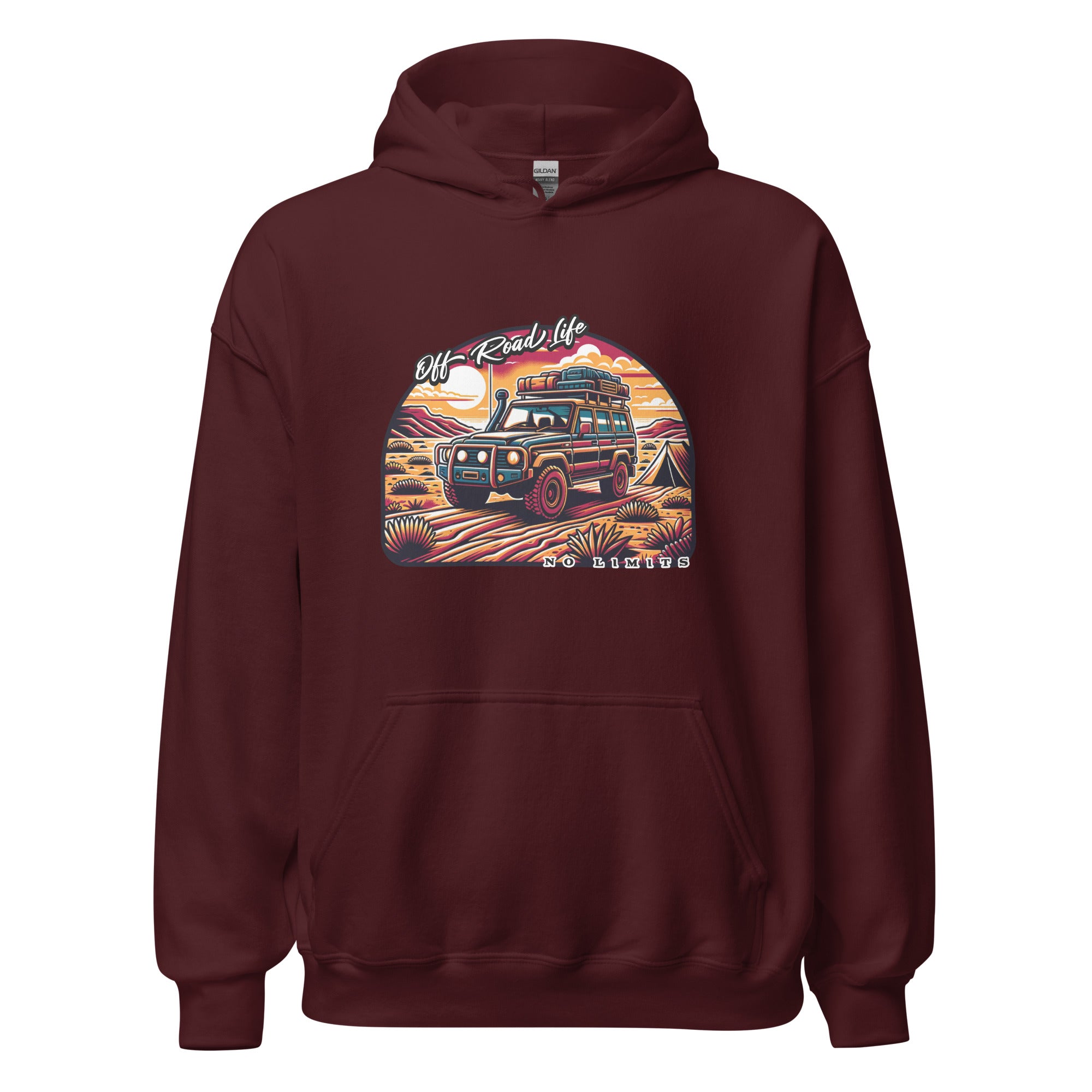 No Limits 4WD Hoodie – Off-Road Life Jumper | CA4WD
