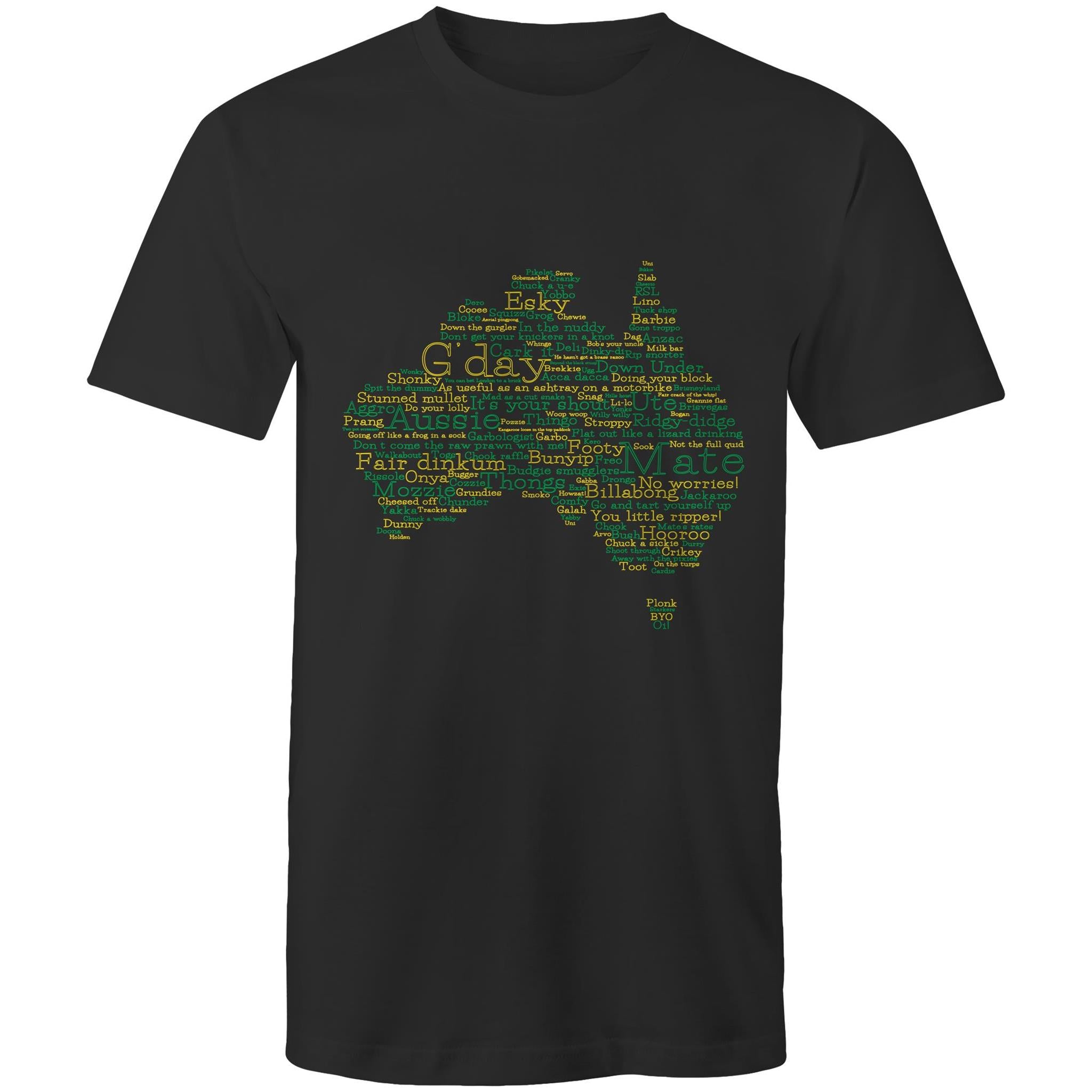 Aussie Slang Map Tee | Authentic Australian Camping Shirt | CA4WD